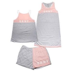 Dkny | Pajamas | Dkny Sleep Set Gown Tank Shorts Stripes 3 Pc New ...